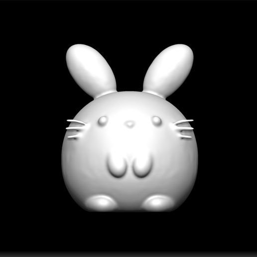 STL file Cute Bunny Toy Model - Adorable Rabbit STL - Children's Gift ...
