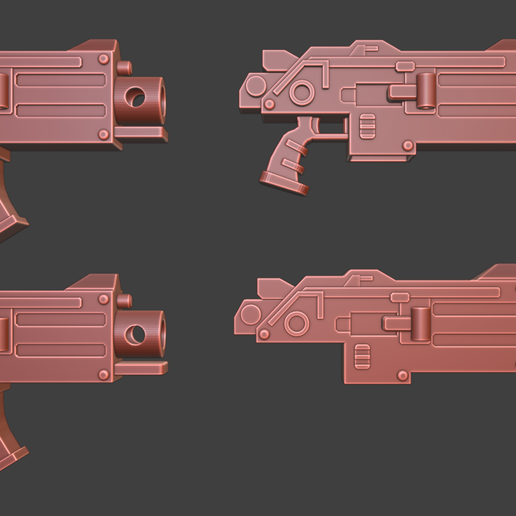 ☂️ Umbrella Pattern Rivet Gun・Free STL File for 3D printing・Cults
