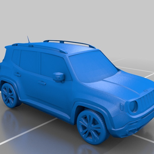 🚗 Jeep Renegade・Free 3D File for ・Cults