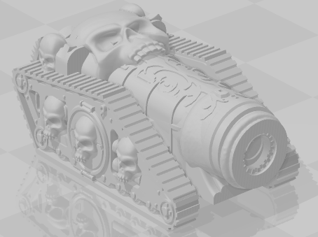 😡 6mm angry cult technofantasy cannon・Free STL File for 3D printing・Cults