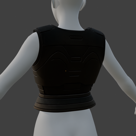 ♀️ Female Star Troopers Chest Armor・ STL File for 3D printing・Cults