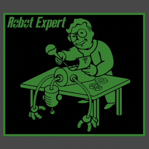 👽 FALLOUT 3 PERKS WITH DESCRIPTION・ 3D File for ・Cults