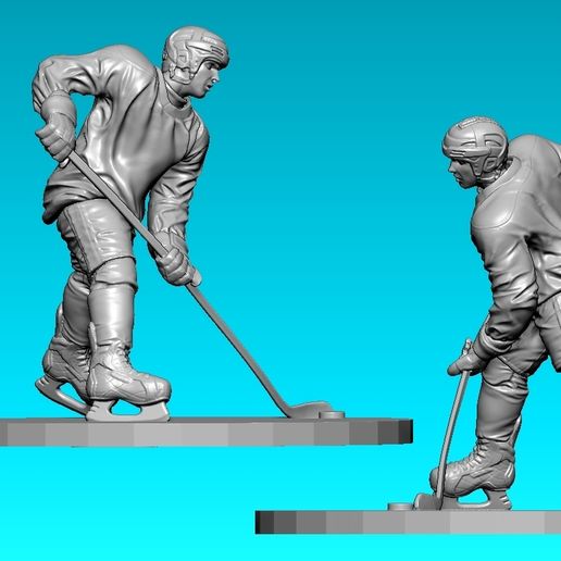 🏒 Hockey player skating model - 3D print・ STL File for 3D printing・Cults