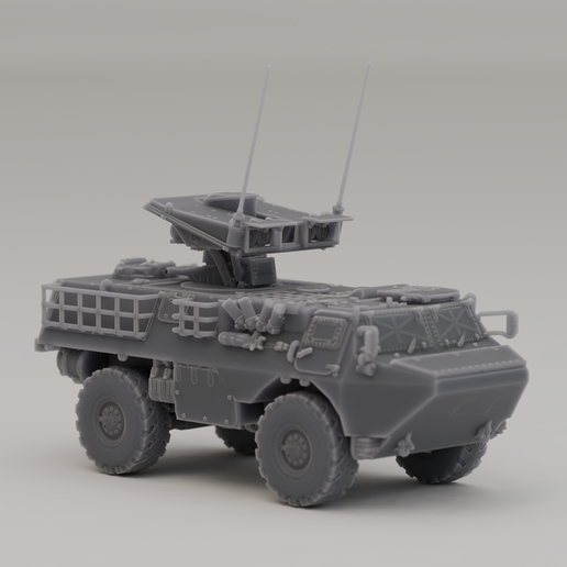 🇫🇷 VAB VCAC Mephisto (TD, France, Cold War, 1982)・ 3D File for 3D ...