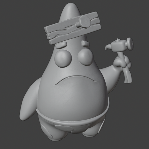 STL file Nickelodeon - Patrick Star ⭐ (OBJ)・3D print model to download ...