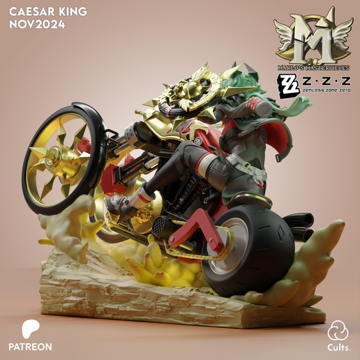 💤 ZZZ: Caesar King・ 3D File for 3D printing・Cults