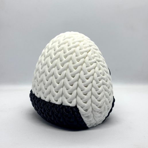 👾 Knitted Onigiri・ 3D File for 3D printing・Cults