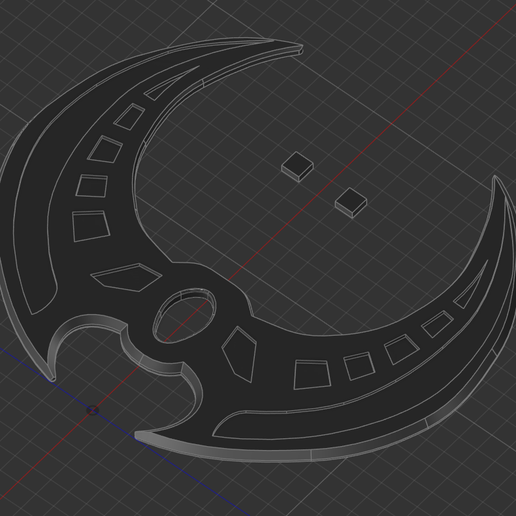 🌙 Moon Knight's Crescent Blades - Marvel Rivals・Free 3MF File for 3D ...