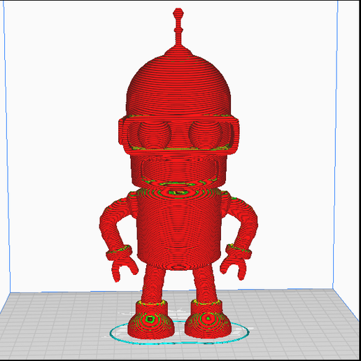 Free STL file Bender chibi 🤖 ・Model to download and 3D print・Cults