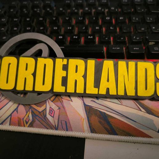 3D file BORDERLANDS 🎮 ・3D print design to download・Cults