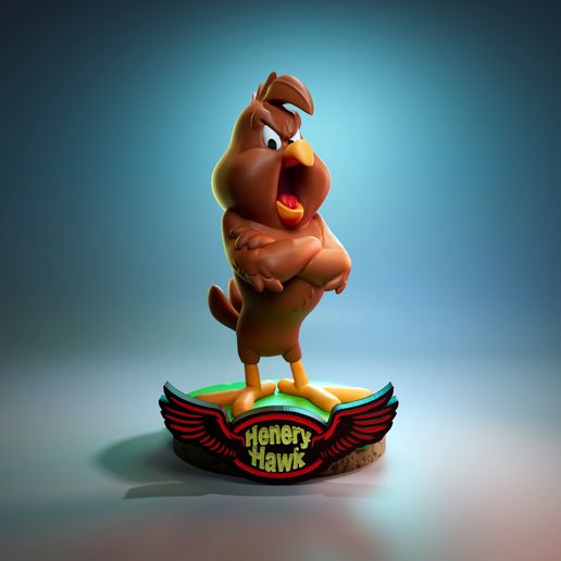 🦅 Henery Hawk・ 3D File for 3D printing・Cults