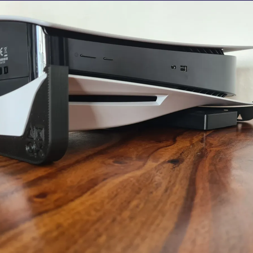 🎮 Playstation 5 slim (ps5 slim) disk edition horizontal stand・ STL File ...