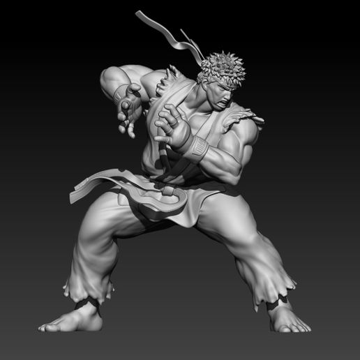 how does ryu do hadouken