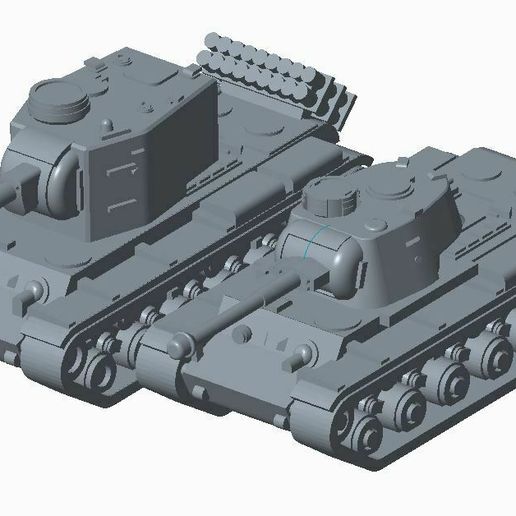 🪖 (OUTDATED) KV Tank Expansion Pack (OUTDATED)・Free 3D File for ・Cults