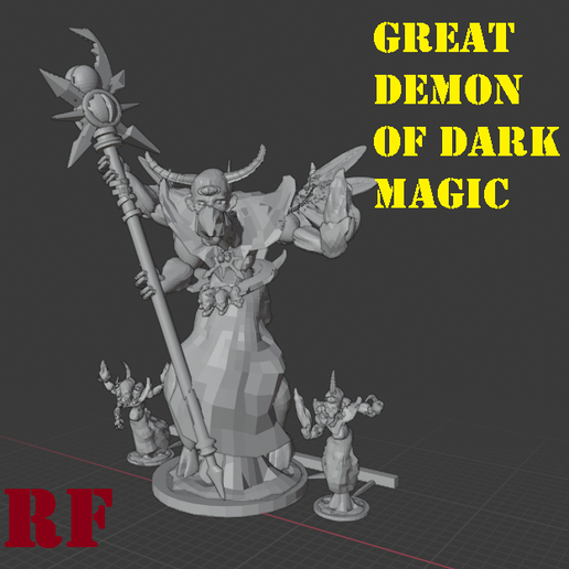 🔮 dark magik demon incursion pack・ OBJ File for 3D printing・Cults