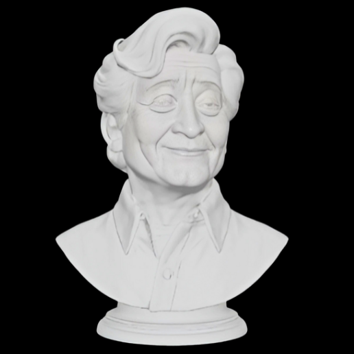 👴 Old Man Smiling Bust STL・ STL File for 3D printing・Cults