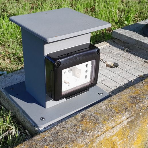 🪞 Garden electrical socket・Free STL File for 3D printing・Cults