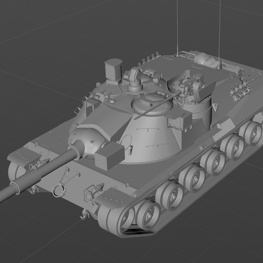 🪖 German KPz 70 tank 3D model material (1)・ STL File for 3D printing・Cults