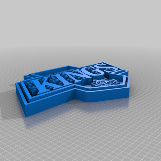 🗝️ 1989 LA Kings Chevy logo・Free STL File for 3D printing・Cults