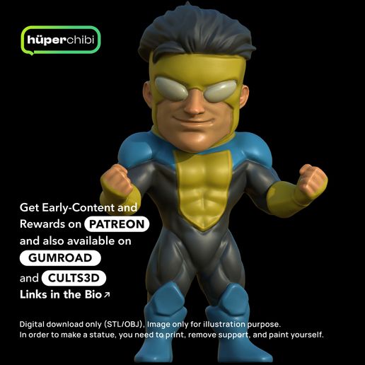 STL file Invicible 🎲 (OBJ)・3D printer design to download・Cults