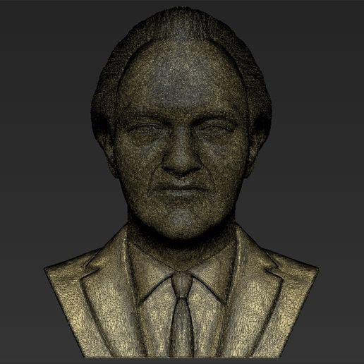 Descargar archivo El busto de Quentin Tarantino en 3D listo para la impresión en formatos stl ...