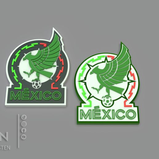 🛡️ Emblem and shield of the Mexican Football Soccer Federation (FMF ...