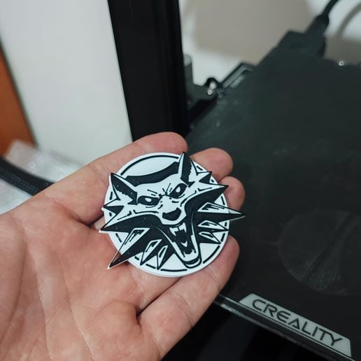 📽️ The Witcher 3 Logo・Free STL File for 3D printing・Cults