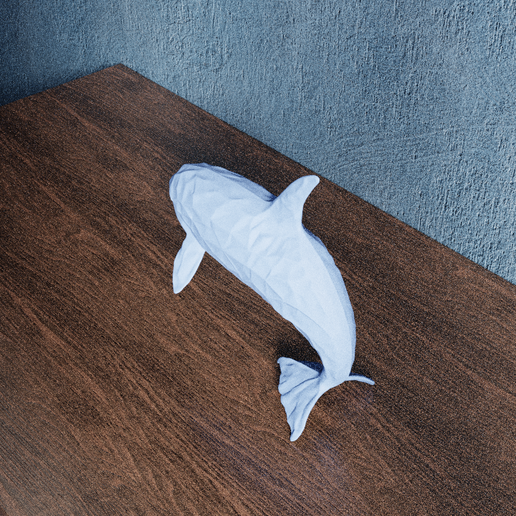 🗿 Low Poly Orca・ STL File for 3D printing・Cults