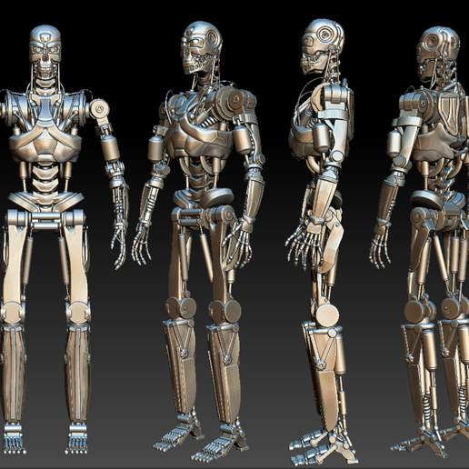 🤖 T800 terminator・ OBJ File for 3D printing・Cults