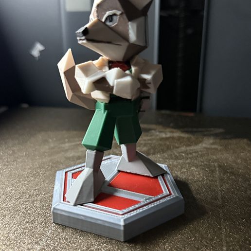 3D print FOX - Smash Bros 64 - 3d Printable Model - • made with Bambu ...