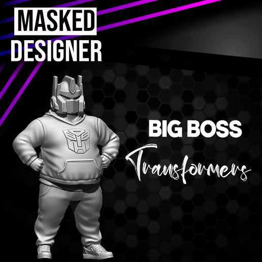 🤖 BIG BOSS TRANSFORMERS FIGURE・ STL File for 3D printing・Cults