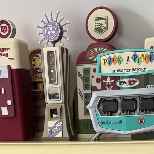 🤙 PERK MACHINE PERKAHOLIC PACK 3MF - 3D PRINTABLE - CALL OF DUTY ...