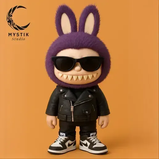 👾 12 Labubu 3D Figures - Collectible Pack for 3D Printing・ STL File for ...