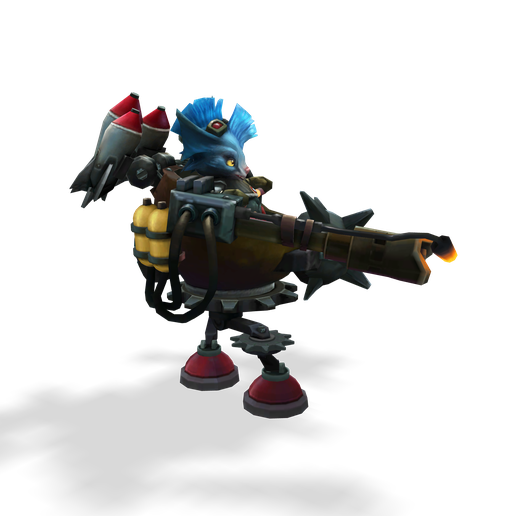 STL file Rumble League of Legends 3D print model 🧸 ・Template to ...