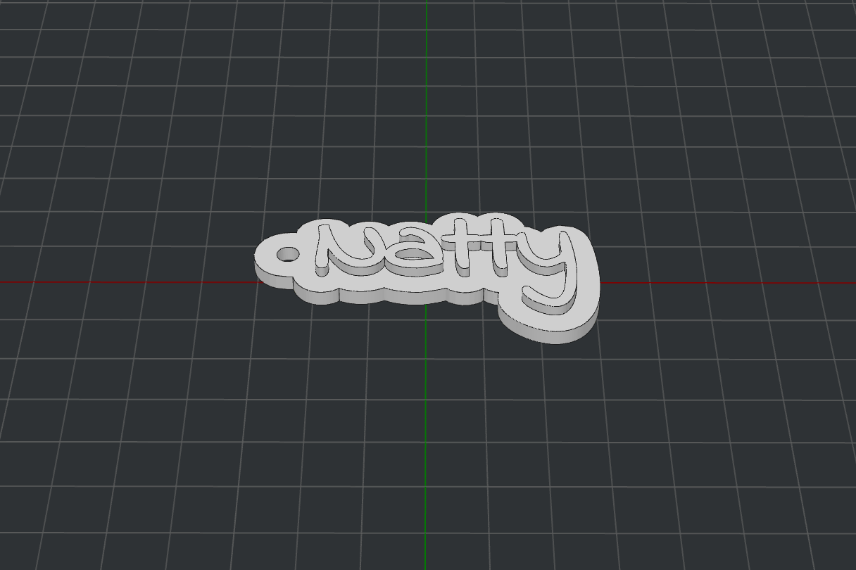Download STL file Keychain Natty • Object to 3D print ・ Cults
