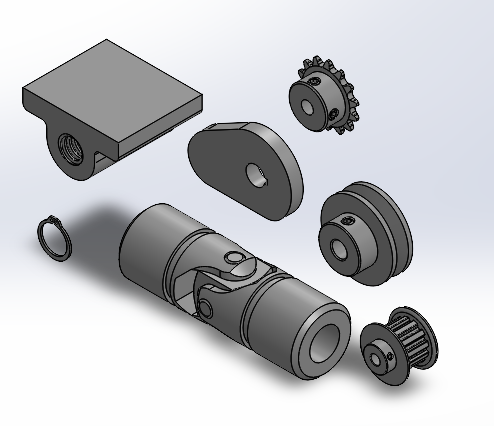 STL file Mechanical Kit II: Power Transmission Equipment 🧪 ・3D printing ...