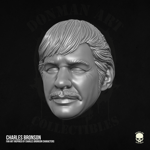 🎨 Charles Bronson Fan Art STL for Action Figures・ STL File for 3D ...