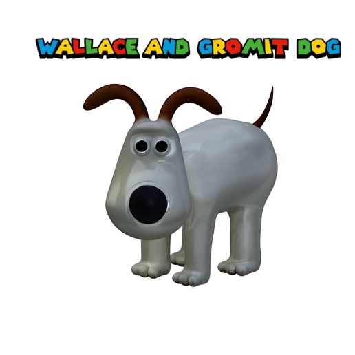 🐕 Wallace and Gromit dog・ STL File for 3D printing・Cults