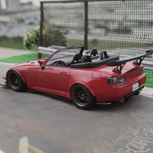 🚗 1/24 Scale H.S2000 Voltex Body Kit.・ STL File for 3D printing・Cults