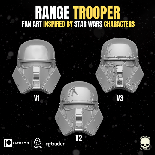🎨 Range Trooper fan art for action figures・ STL File for ・Cults