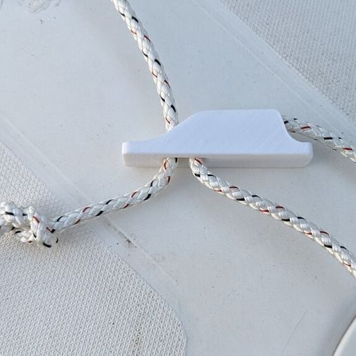 ⚽ Clam Cleats (for 3mm - 6mm or 1/8" - 1/4" rope)・Free 3D File for ・Cults