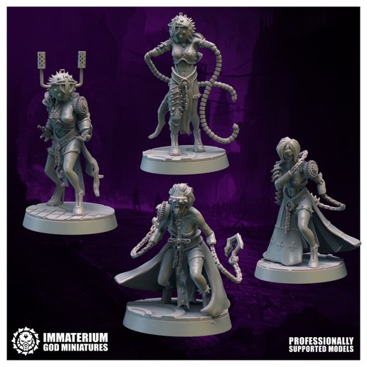 🎲 Blinded arc zealots set・ 3D File for 3D printing・Cults