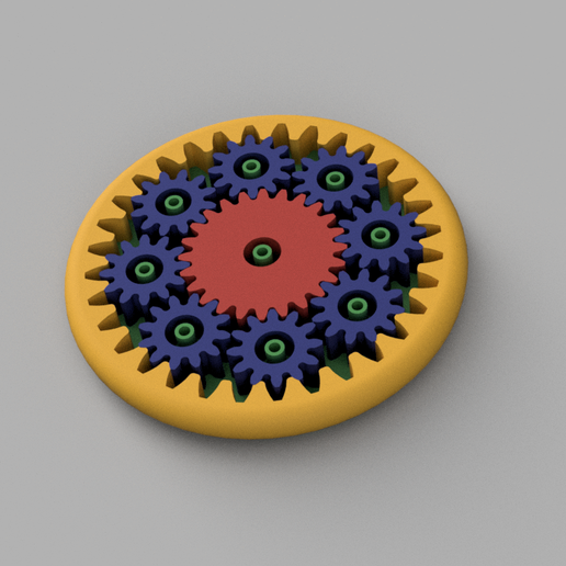 ☀️ Sun Gear Toy・ STL File for 3D printing・Cults