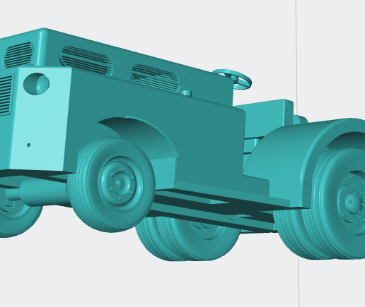 ️ Clarktor 120 Aircraft Tow tractor 1950 version・ STL File for 3D ...