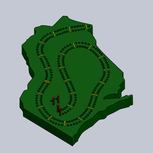 ♟ Wisconsin Cribbage Board・ STL File for 3D printing・Cults