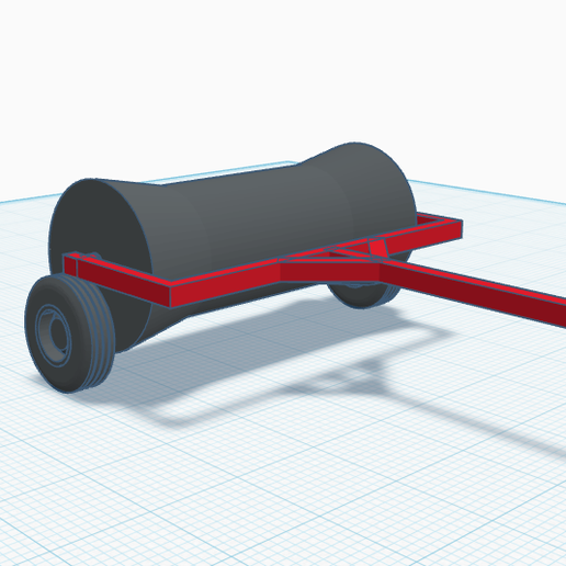 🚜 1/64 swath roller・ STL File for 3D printing・Cults