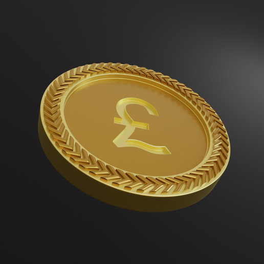 💷 pound coin・Free STL File for 3D printing・Cults