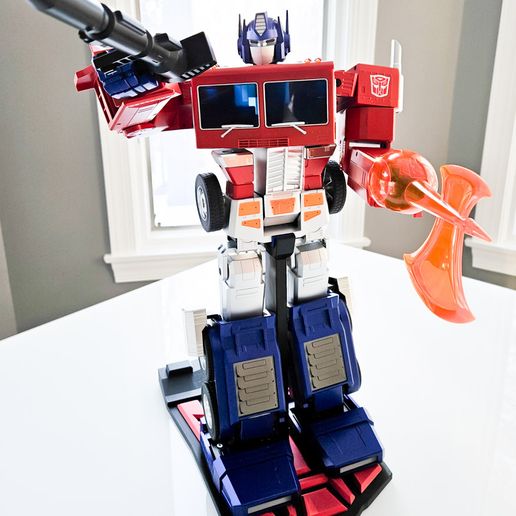 🤖 Robosen Optimus Prime Display Stand・ STL File for 3D printing・Cults