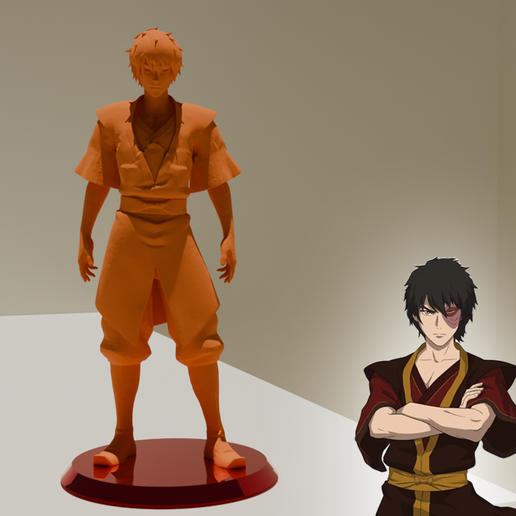 🦸 Zuko - AVATAR THE LAST AIRBENDER FIGURE・ STL File for 3D printing・Cults