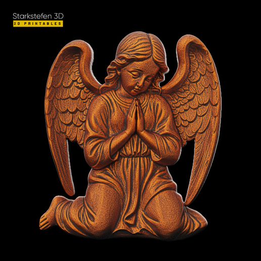 STL file 3D Angel Design cnc and hanging decor 👼 ・Model to download and ...